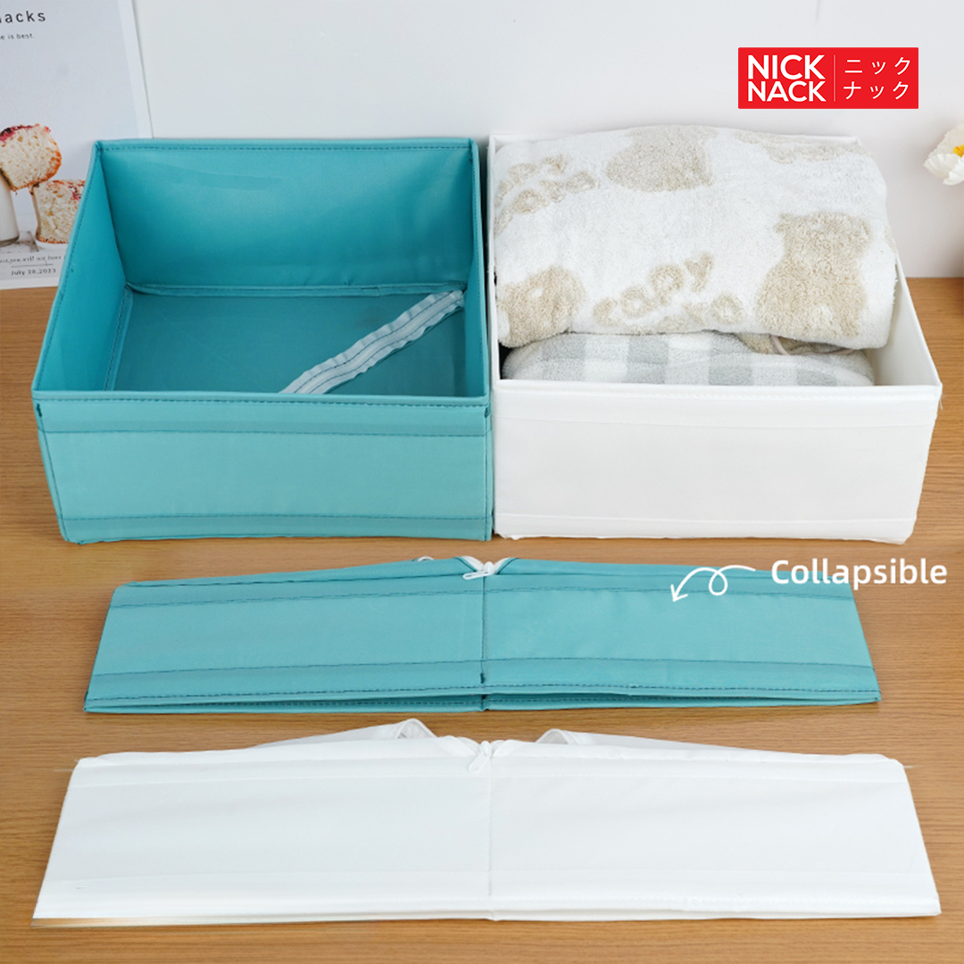 Basic Collapsible Fabric Storage Bin without Lid - L – NICKNACK-SL