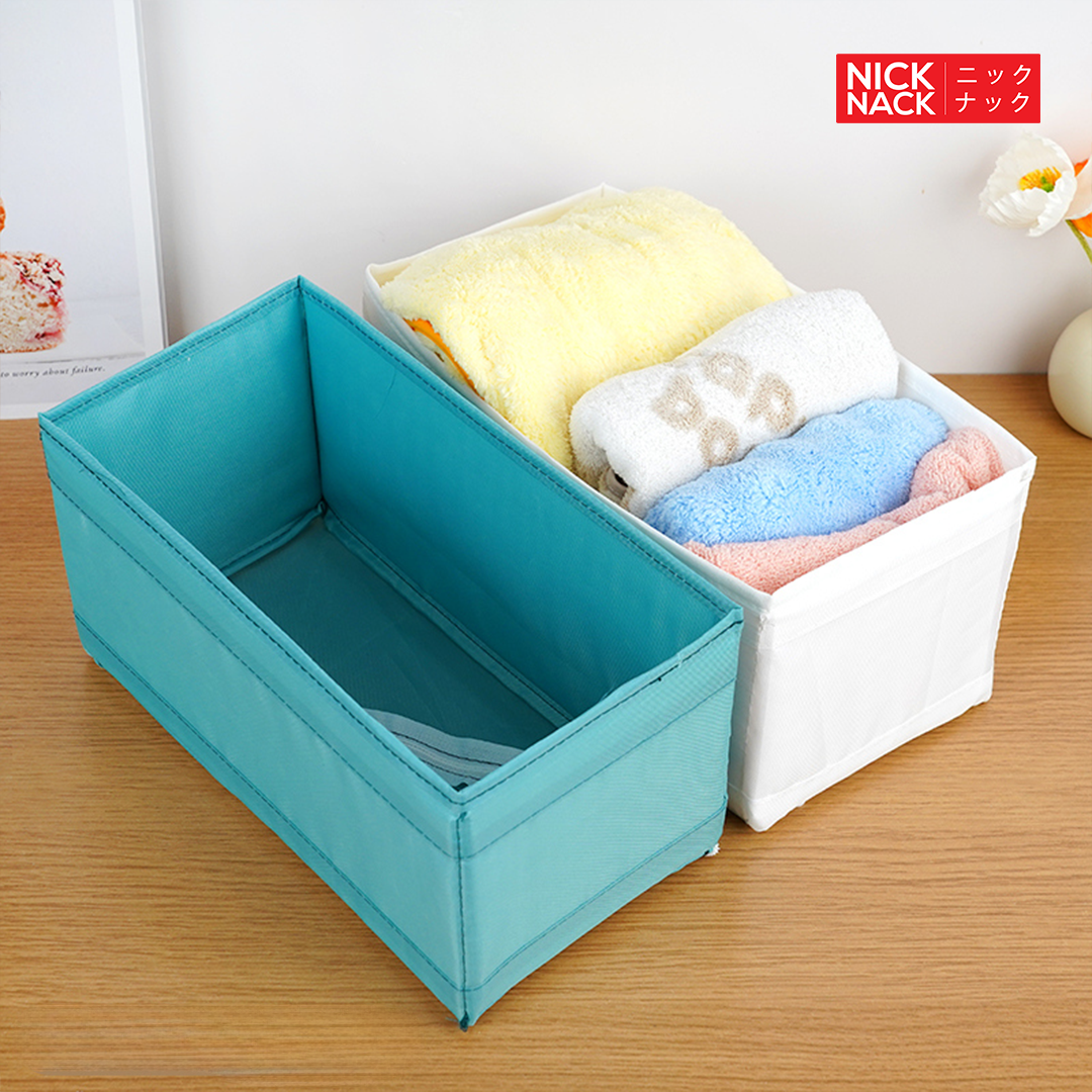 Basic Collapsible Fabric Storage Bin without Lid - M – NICKNACK-SL