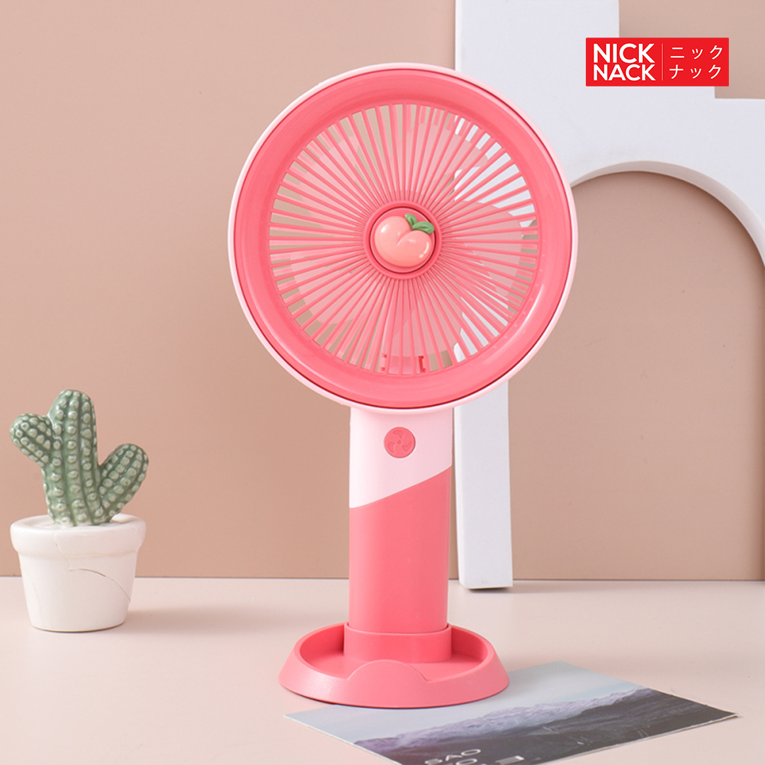 Colorful Summer Series Large Standing Handheld Fan (Pink) YS-2316 ...