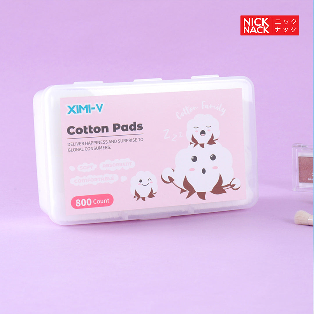 Cotton Family Thin Cotton Pads 800 Sheets with Box – NICKNACK-SL