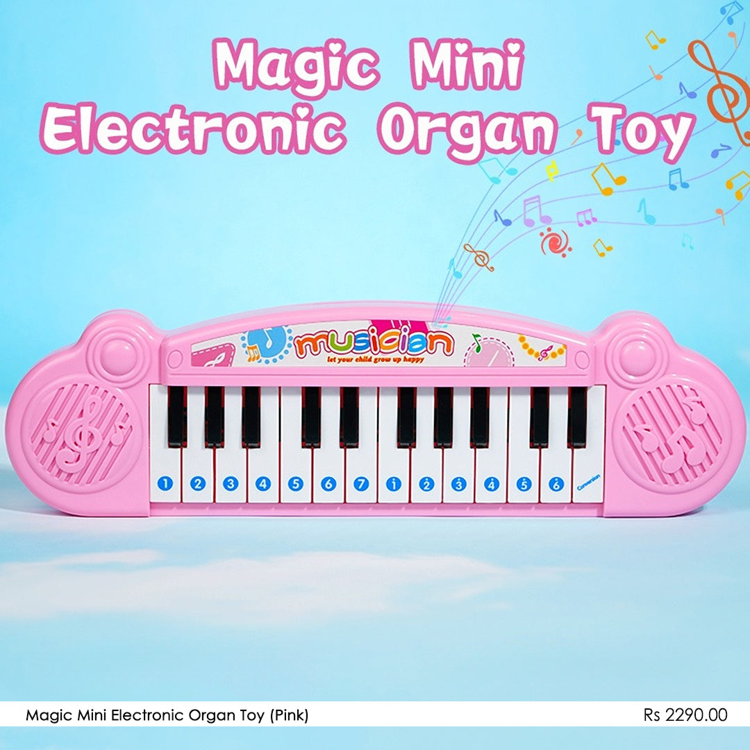 Magic Mini Electronic Organ Toy (Pink) – NICKNACK-SL