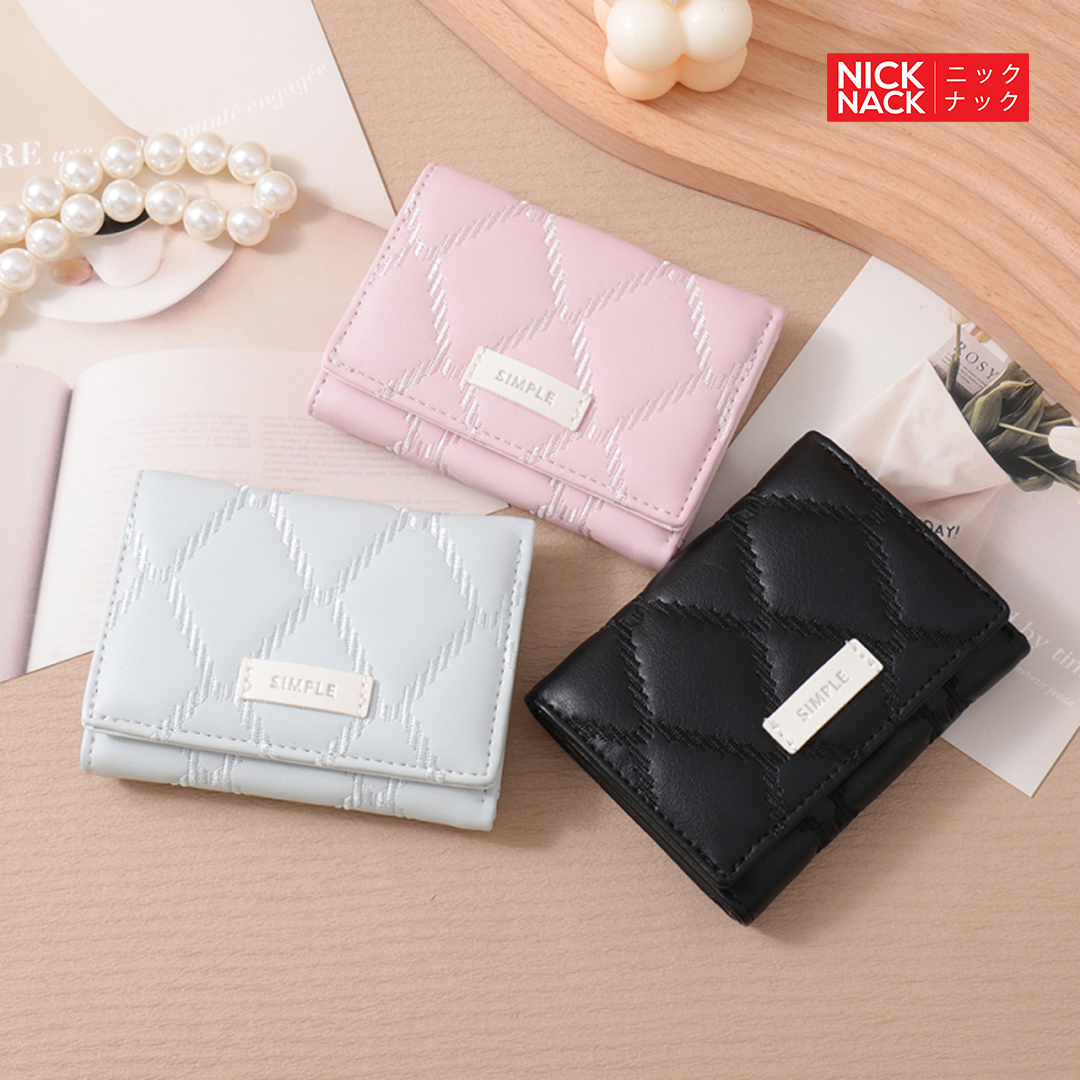 Simple Rhomboid Folding Purse for Women – NICKNACK-SL